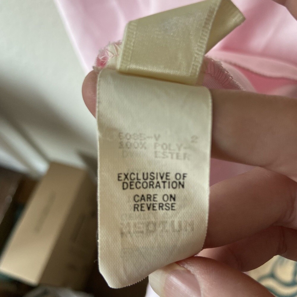 Vintage 1980s Victorias Secret Gold Crown Label Pink … - Gem